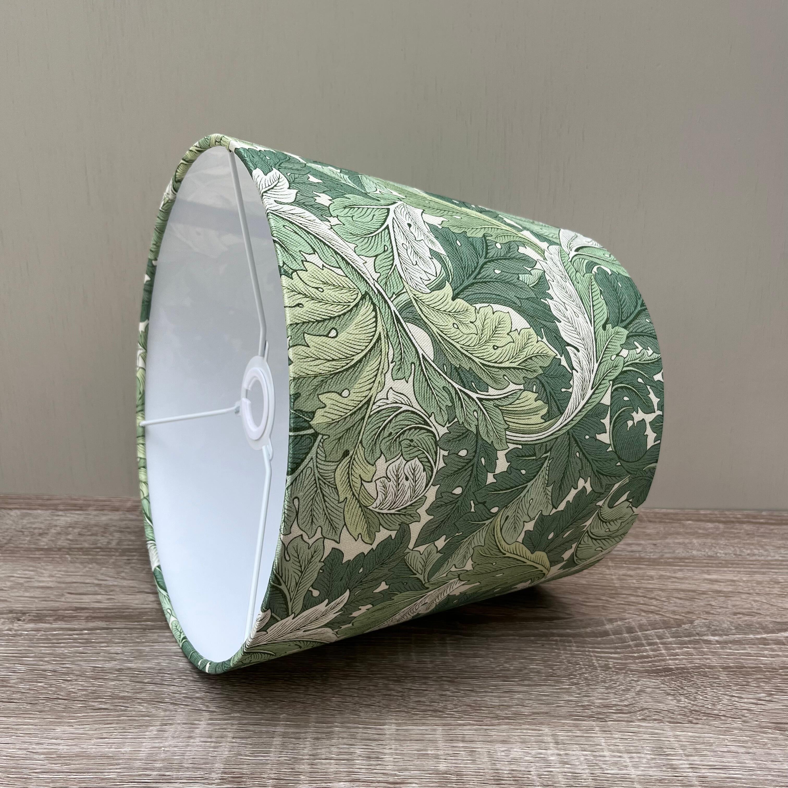 William Morris - Acanthus | Sage Green | Tapered Lampshades