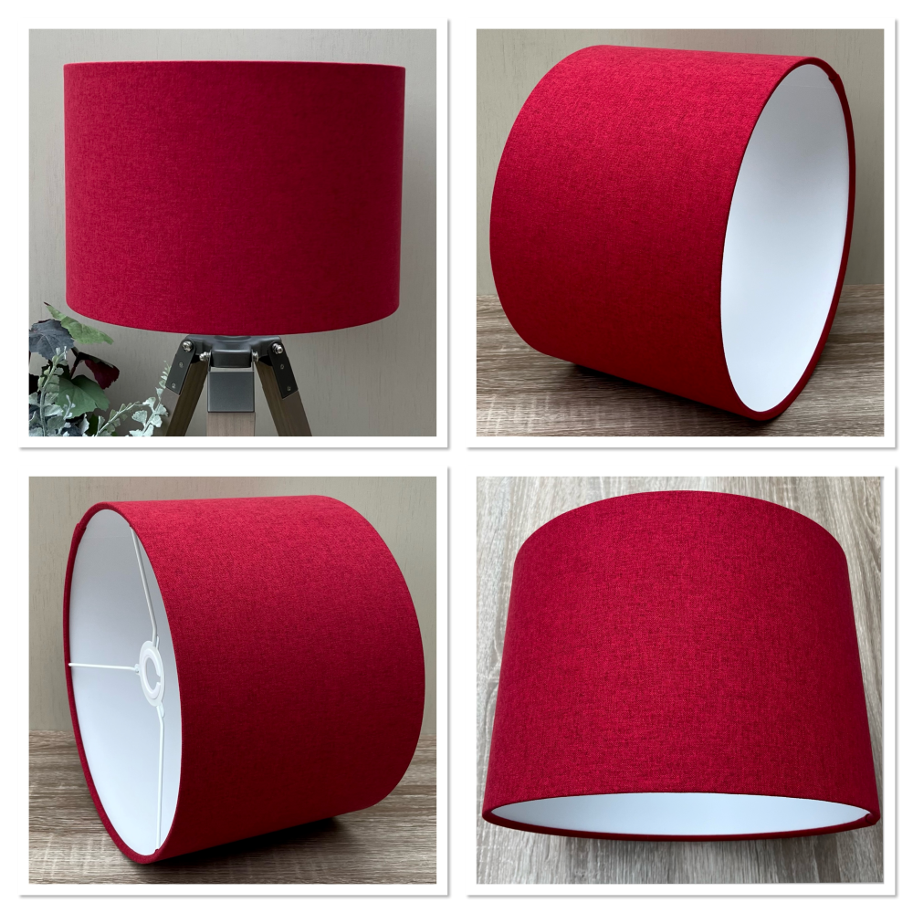 Red Table and Floor Lampshades | Red Ceiling Light Shades
