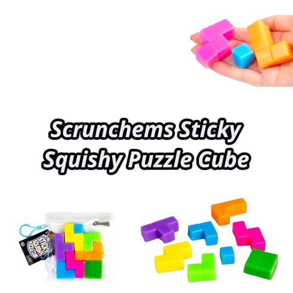 Scrunchems Sticky Squishy Puzzle Cube