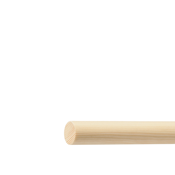 125 x 1200mm 1/2& x 47& Plain Beech Dowel Rod