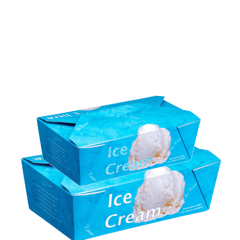 Rectangular Ice Cream Boxes