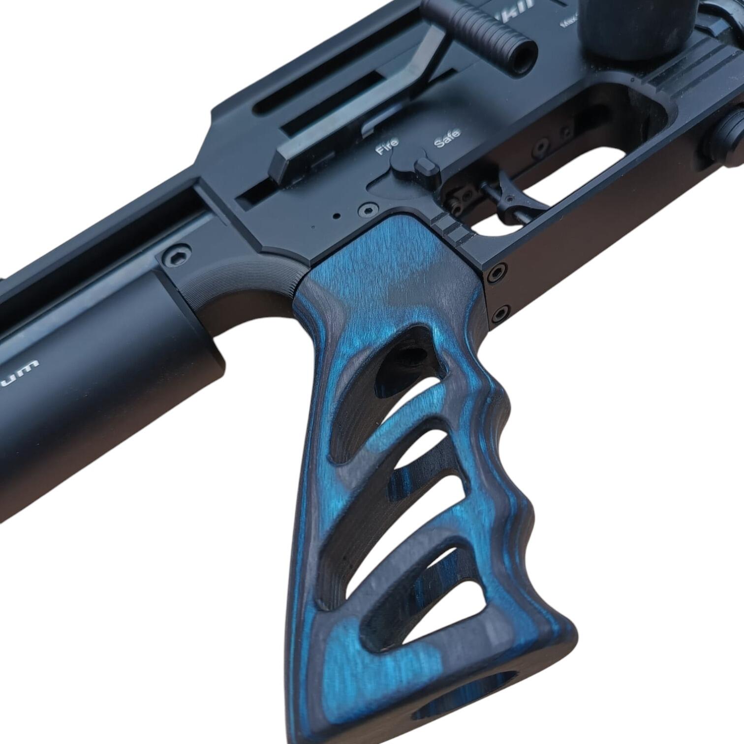 AR 15 Grip Blue/Black Laminate - LP Prime Series