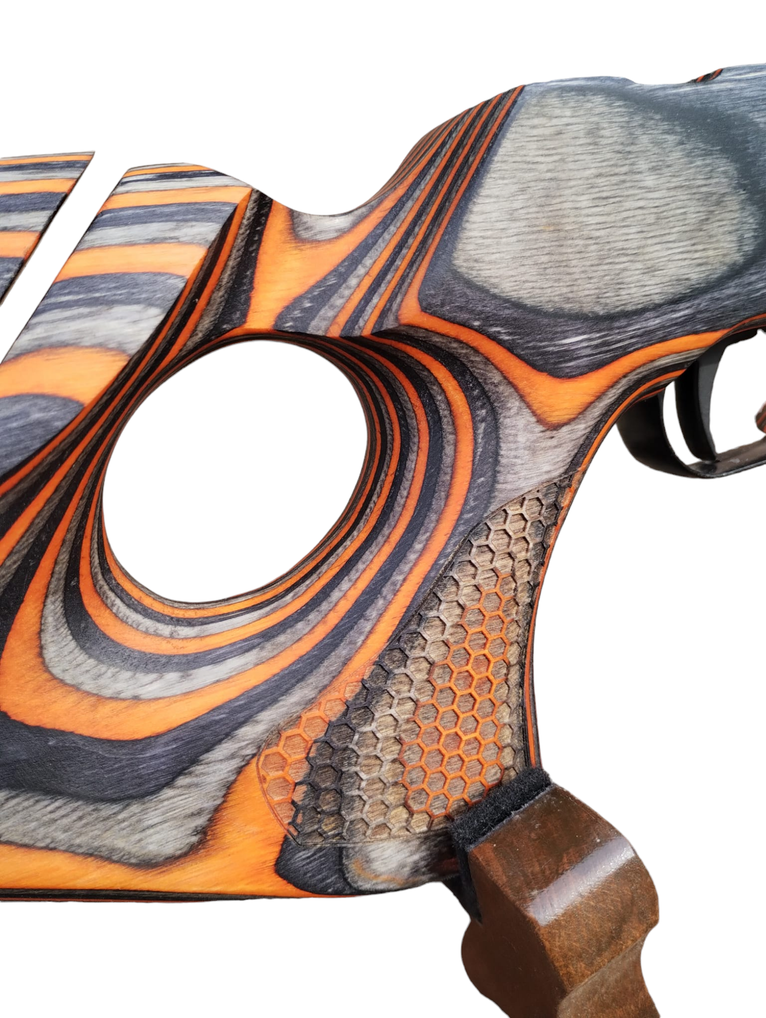 LP Evolution Weihrauch HW100 Custom Stock - Orange & Black