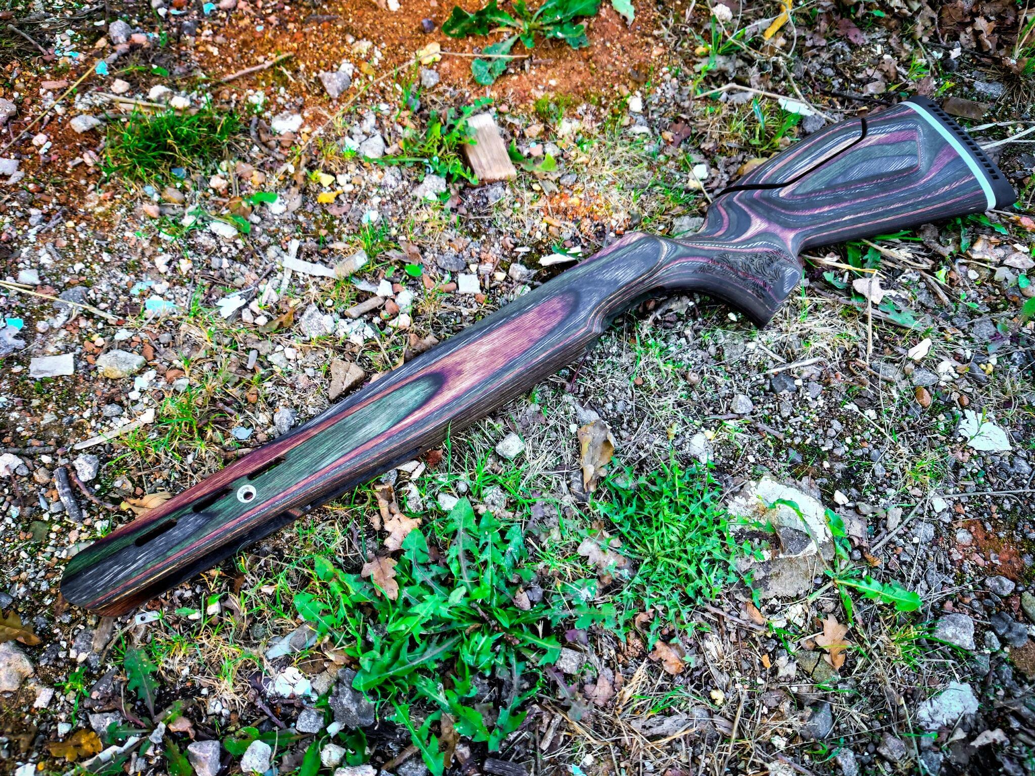 LP Stutzen Weihrauch HW77/HW97 Custom Stock - Forest Laminate