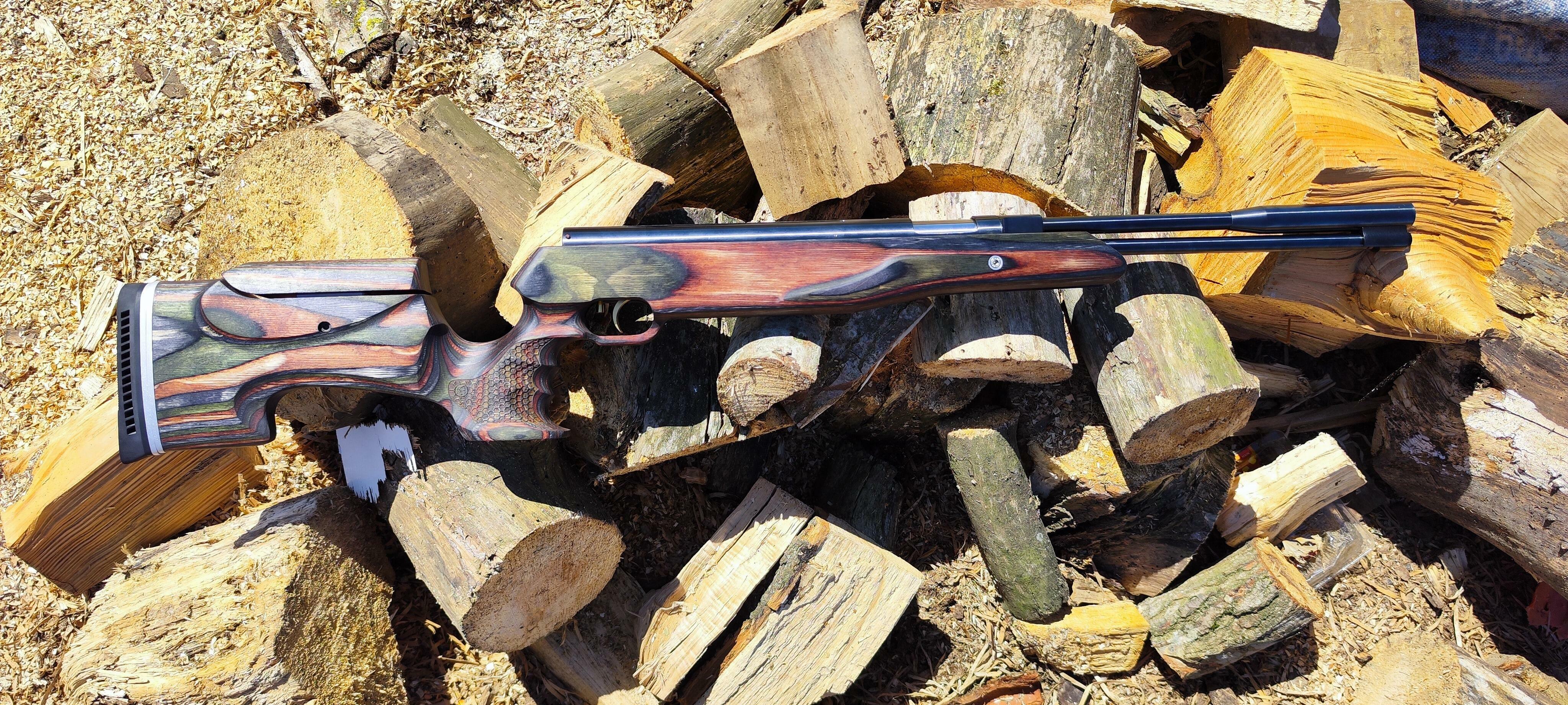 LP Fusion Weihrauch HW97/HW77 Custom Stock - Forest Laminate