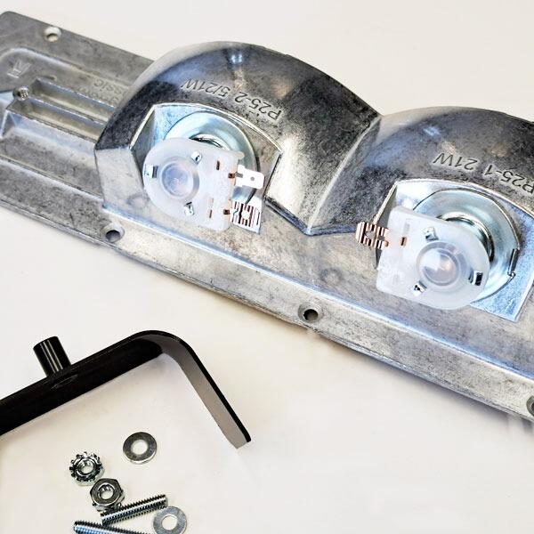 Ford Escort Mk1 Rear Light Cluster - Standard Bulb - Offside