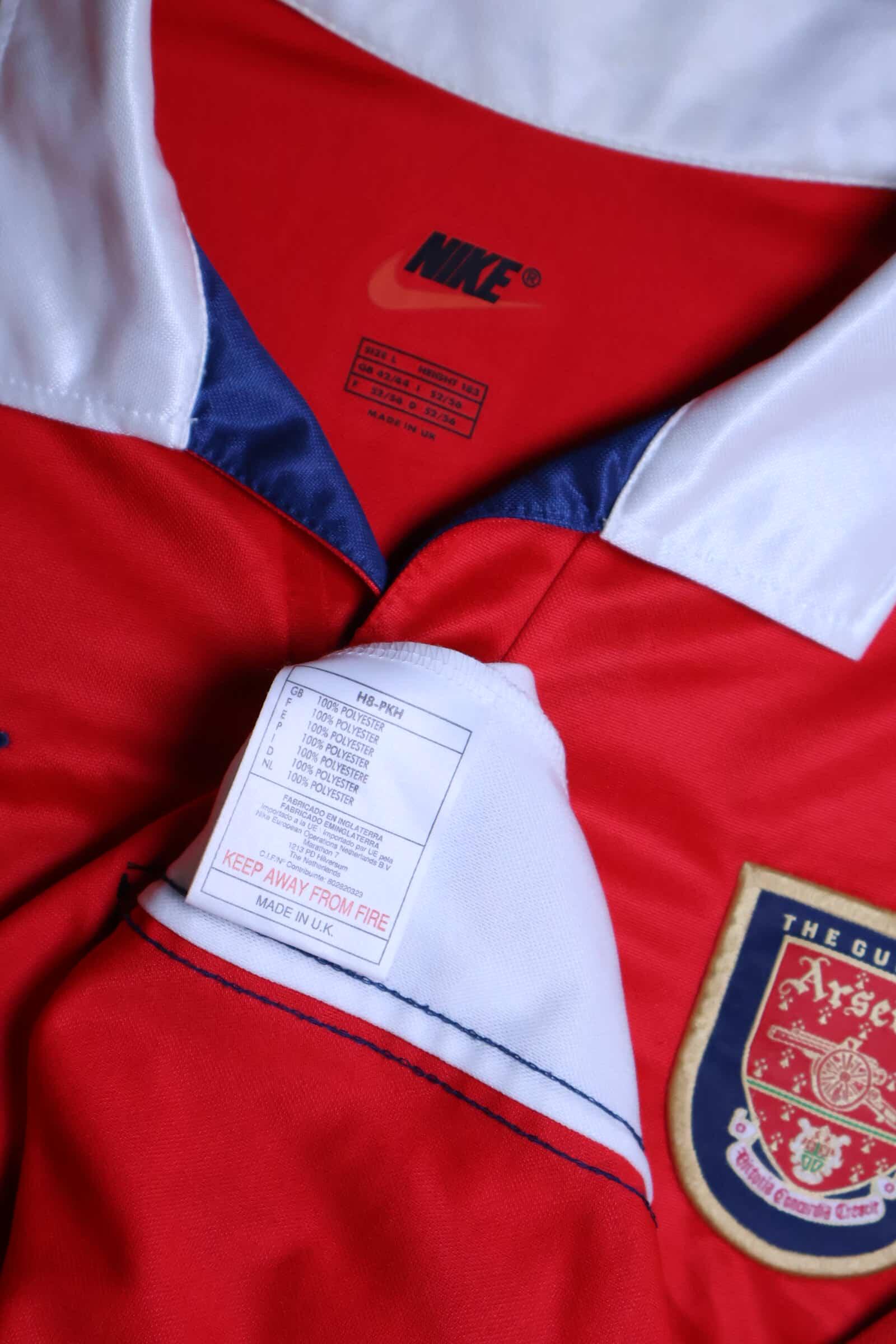 Arsenal 1998/99 Home Shirt - L