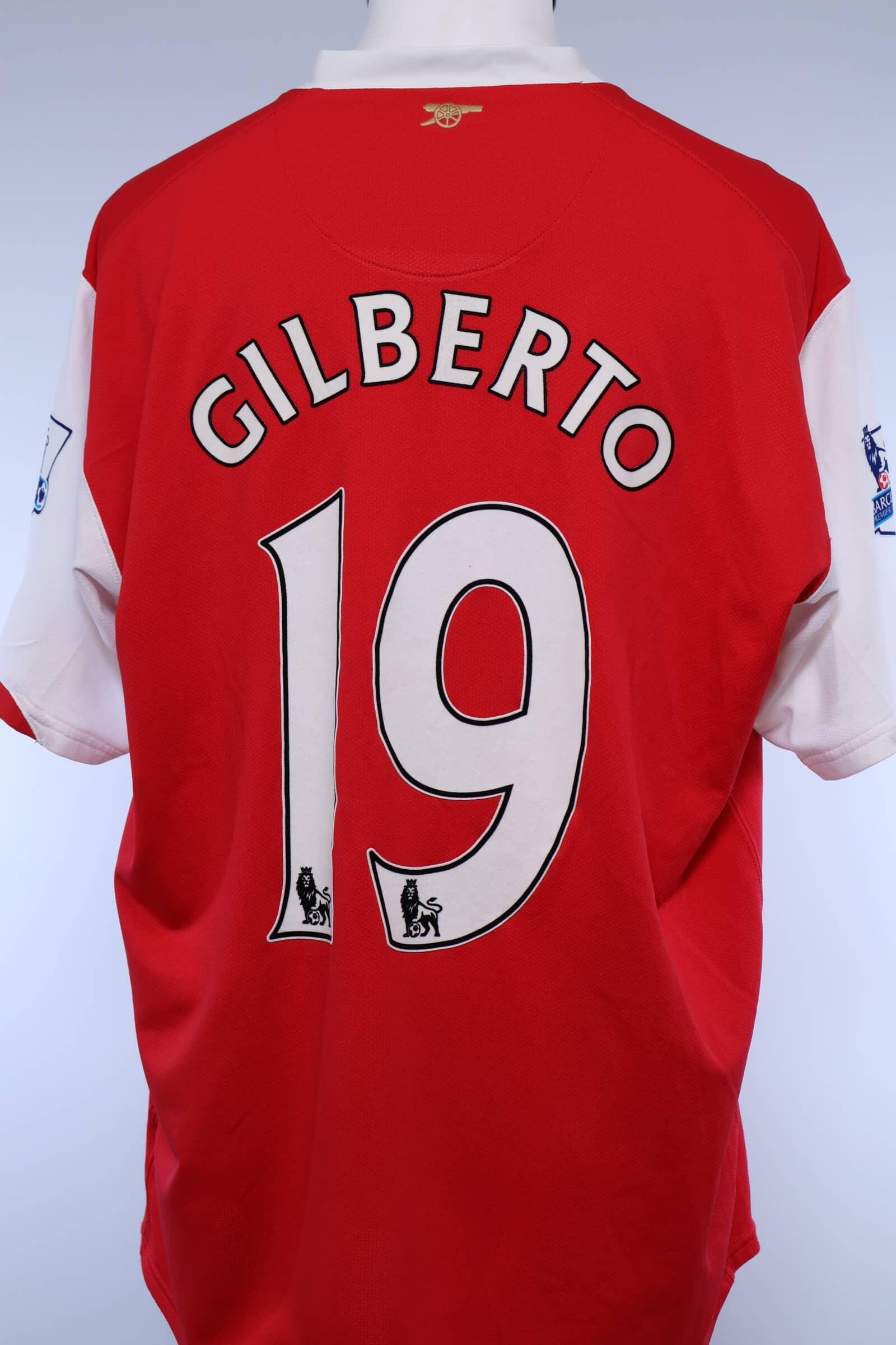 2006/08 - ARSENAL - GILBERTO - #19 - HOME SHIRT - XL