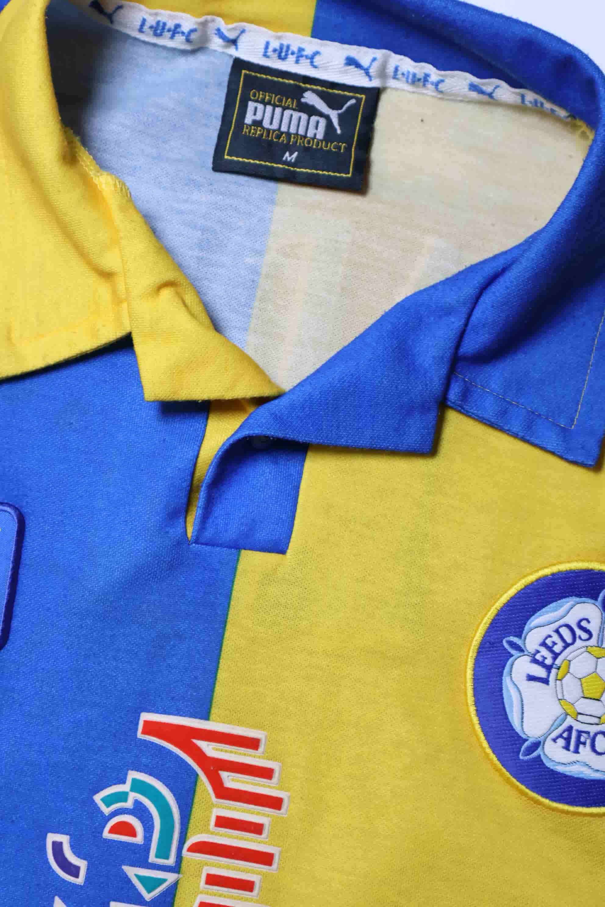 Leeds United Radebe #5 1997/98 Away Shirt - M