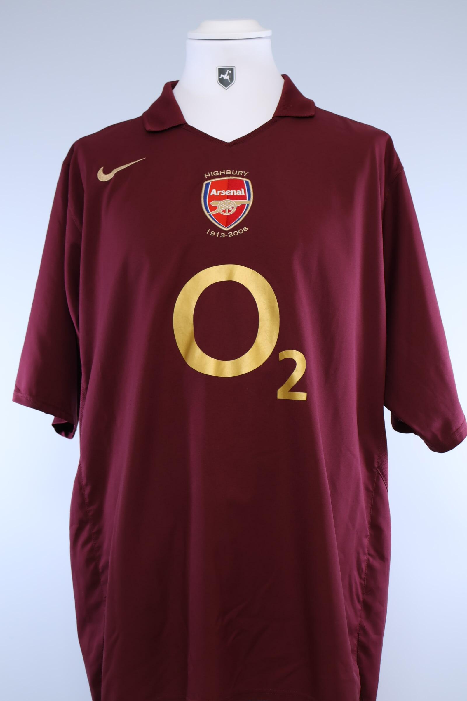 2005/06 - ARSENAL - HOME SHIRT - XXL