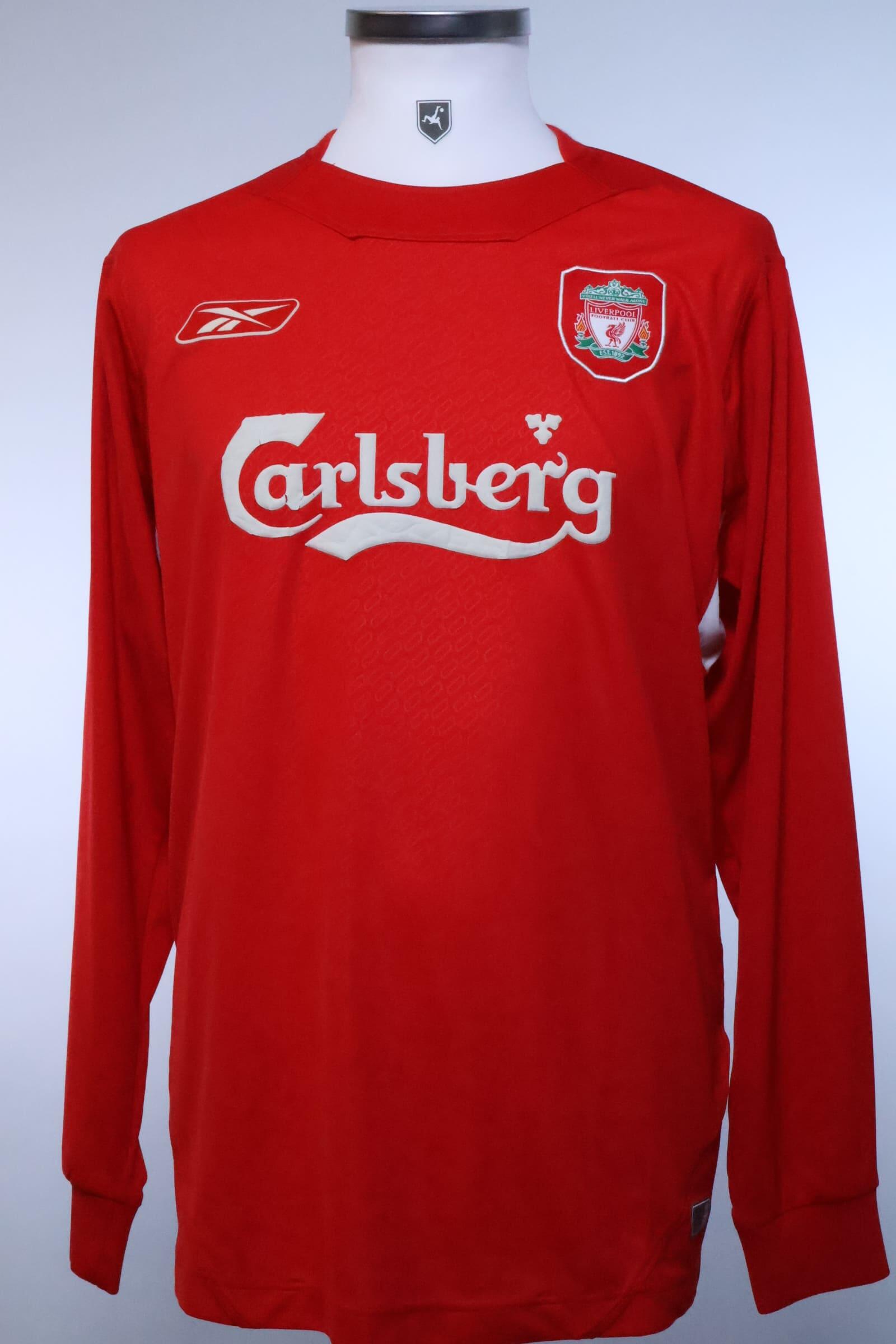 Liverpool F.C 2004/06 Gerrard #8 Home Shirt - L