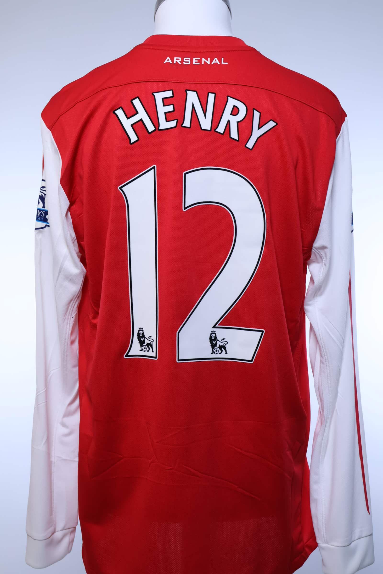 Arsenal Henry #12 2011/12 Home Shirt - L