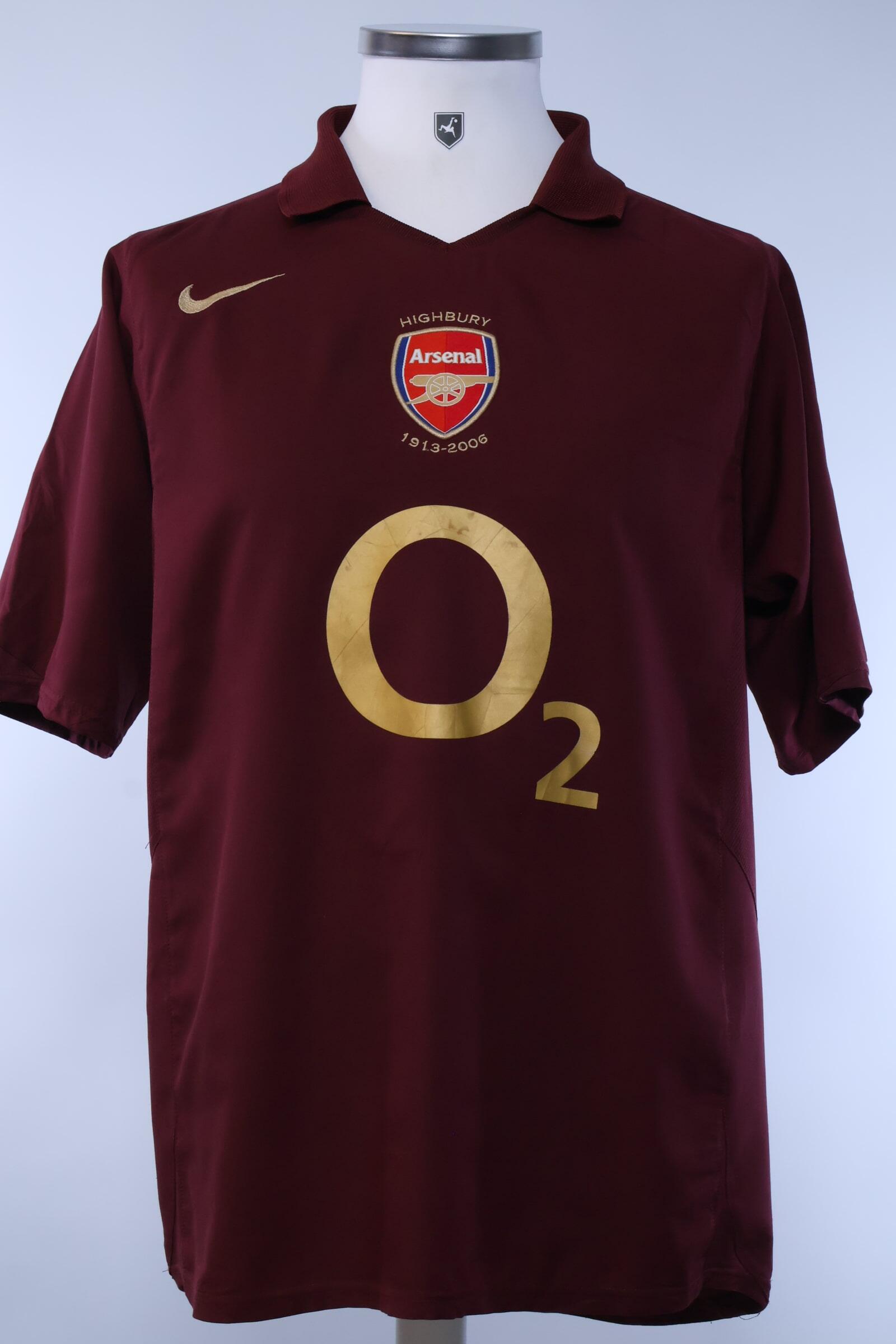 2005/06 - ARSENAL - HOME SHIRT - M