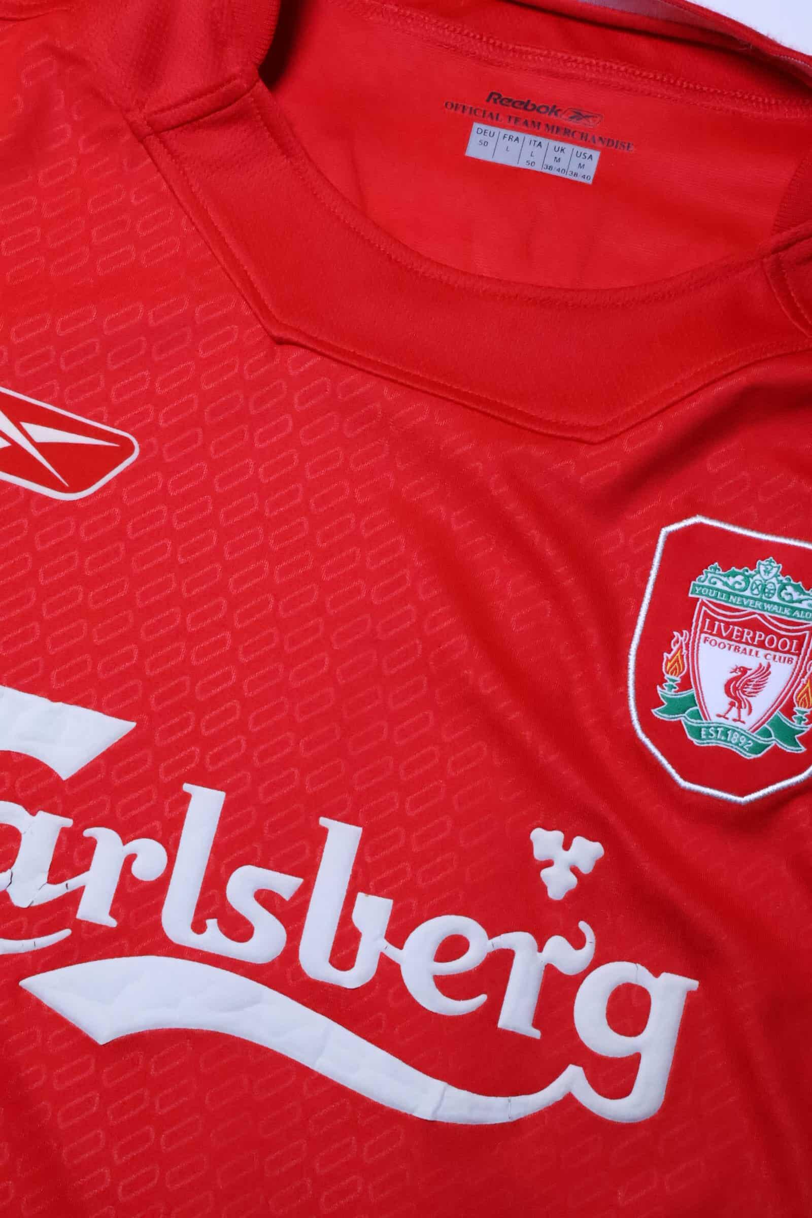 Liverpool F.C 2004/06 Gerrard #8 Home Shirt - L