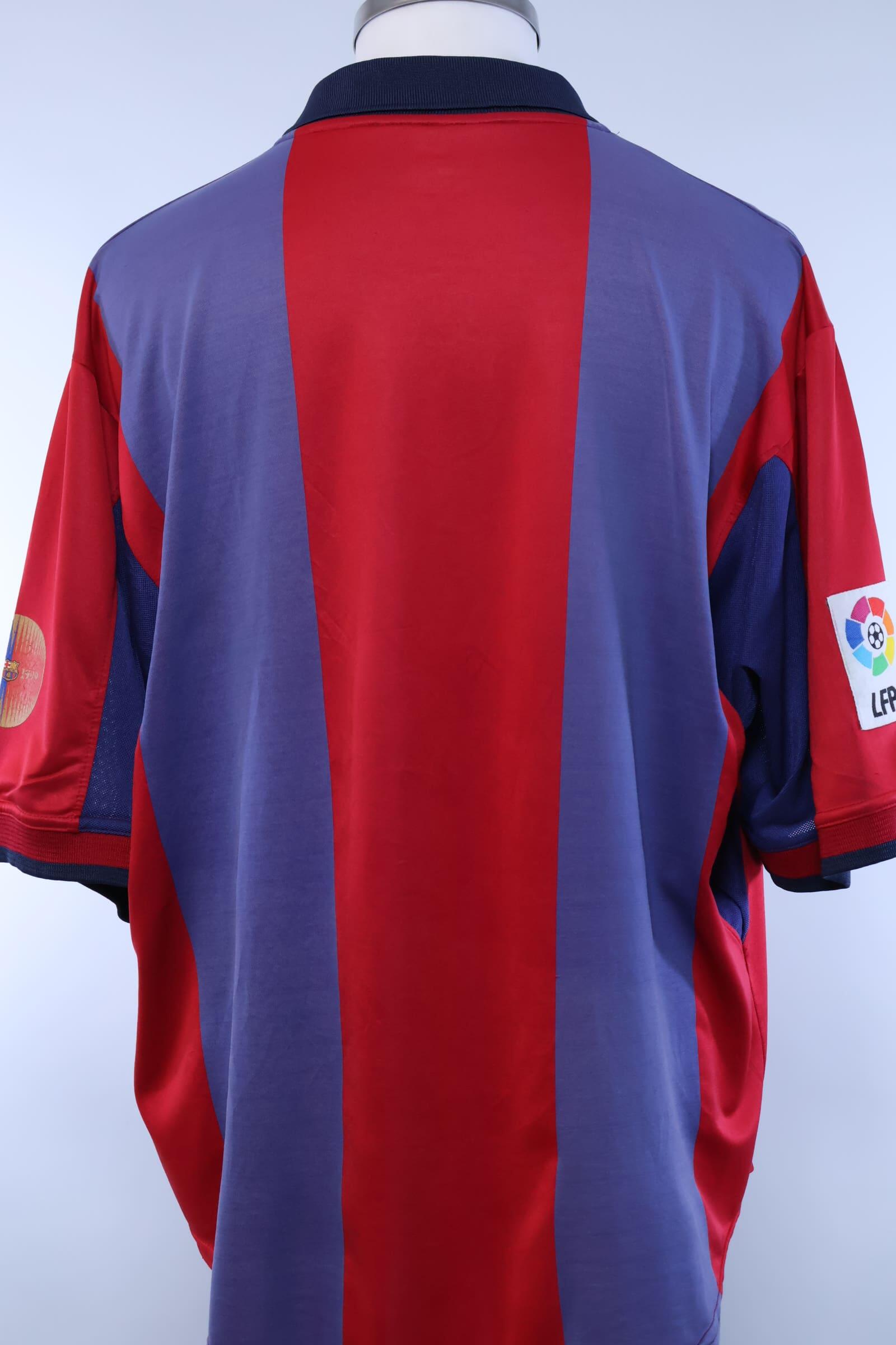 Fc Barcelona 2000/01 Home Shirt - XL