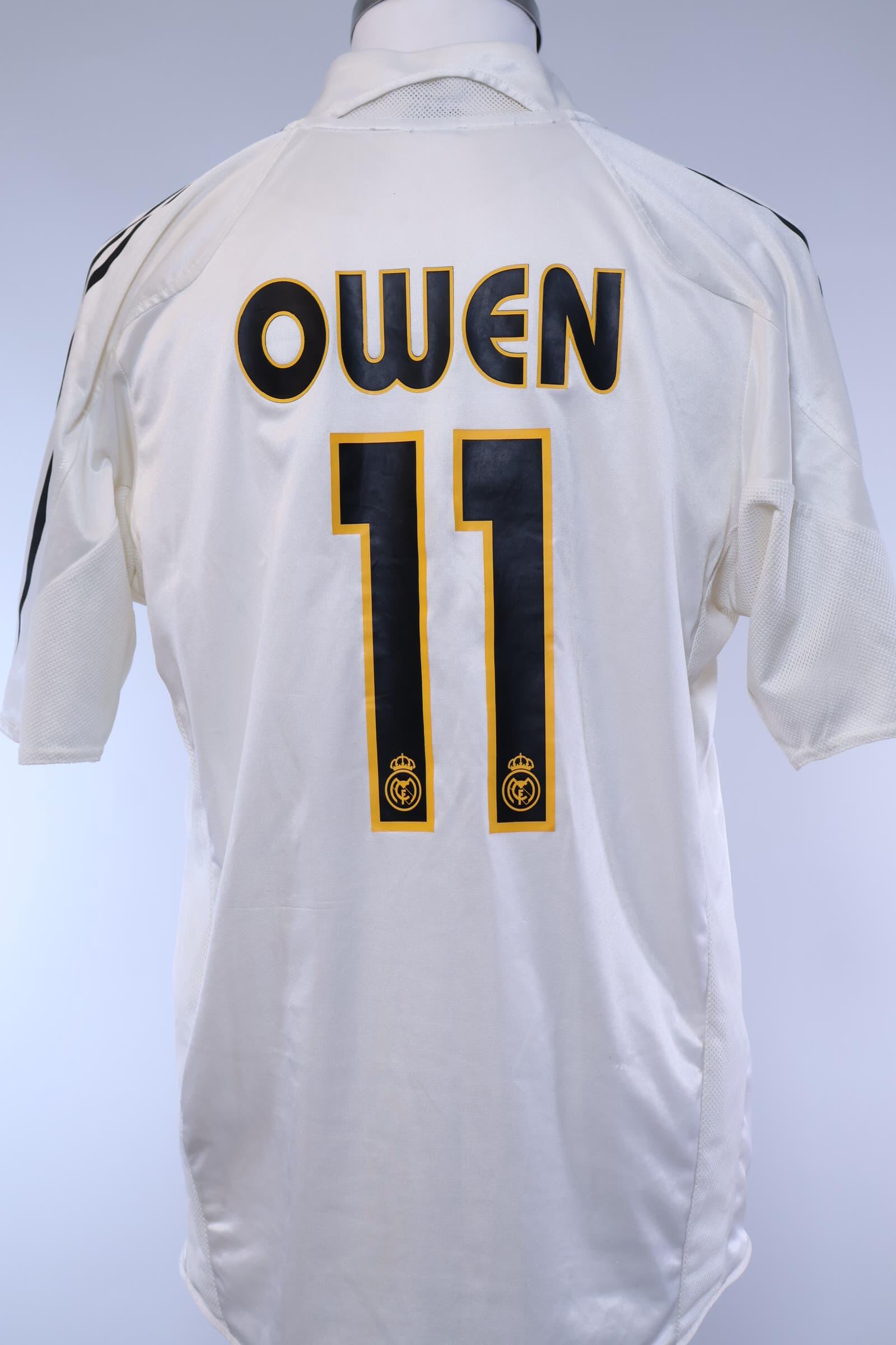 2004/05 - REAL MADRID - OWEN - #11 - HOME SHIRT - M