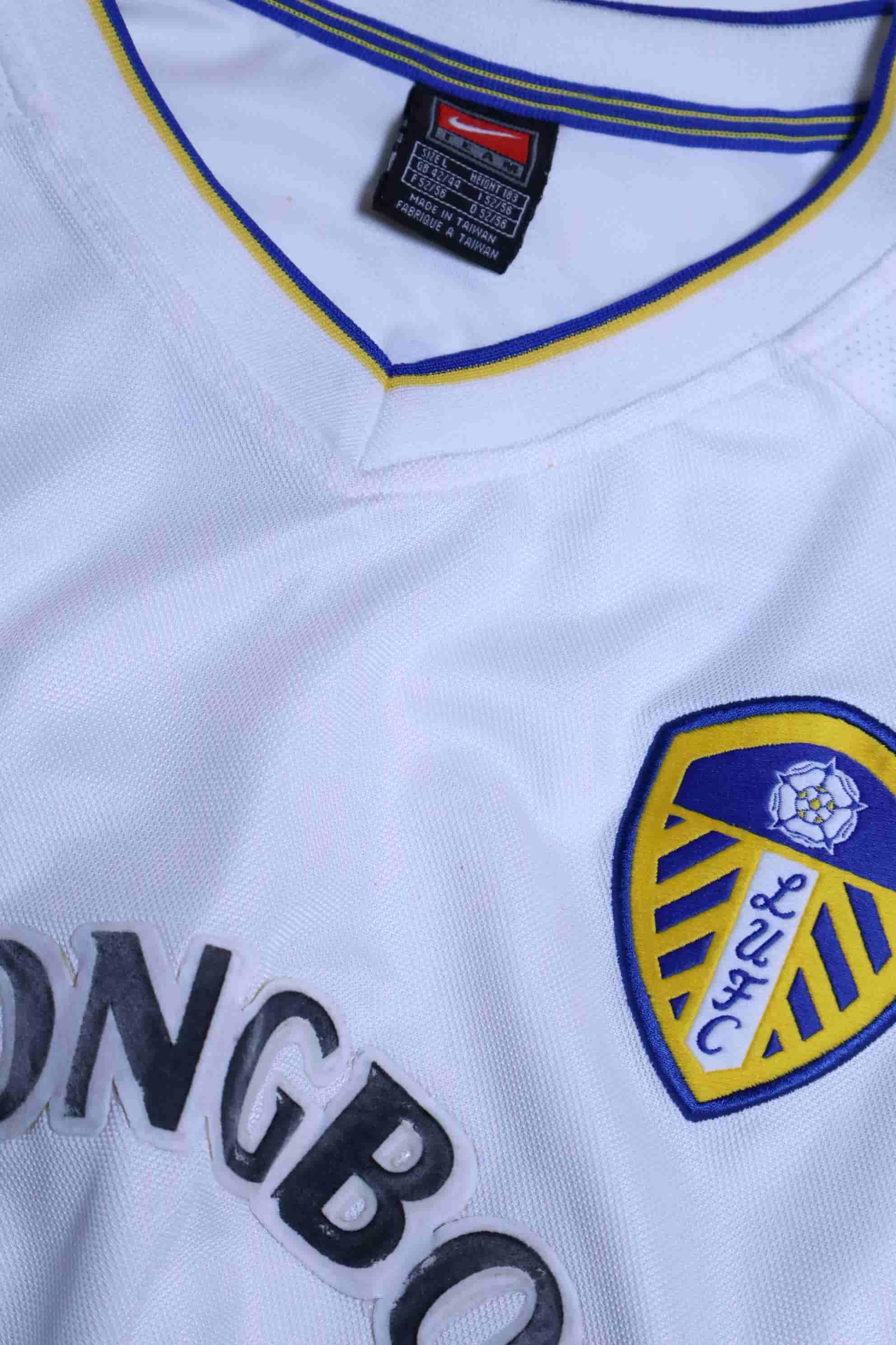 Leeds United 2000/02 Keane #7 Home Shirt - L