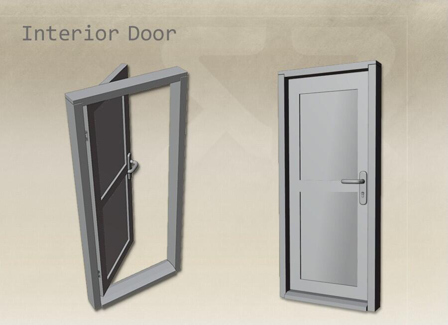 Doors (external, internal, cell, vault, bulkhead) - 1/35, 1/32 resin model
