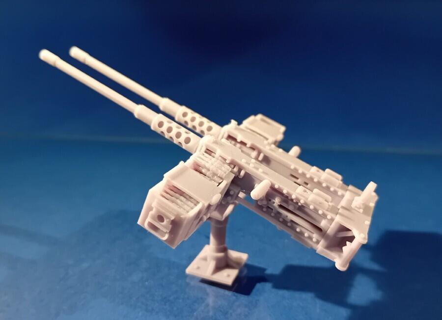 Twin M2 50 cal Brownings - 1/35, 1/32, 1/24, 1/18, 1/16 resin model