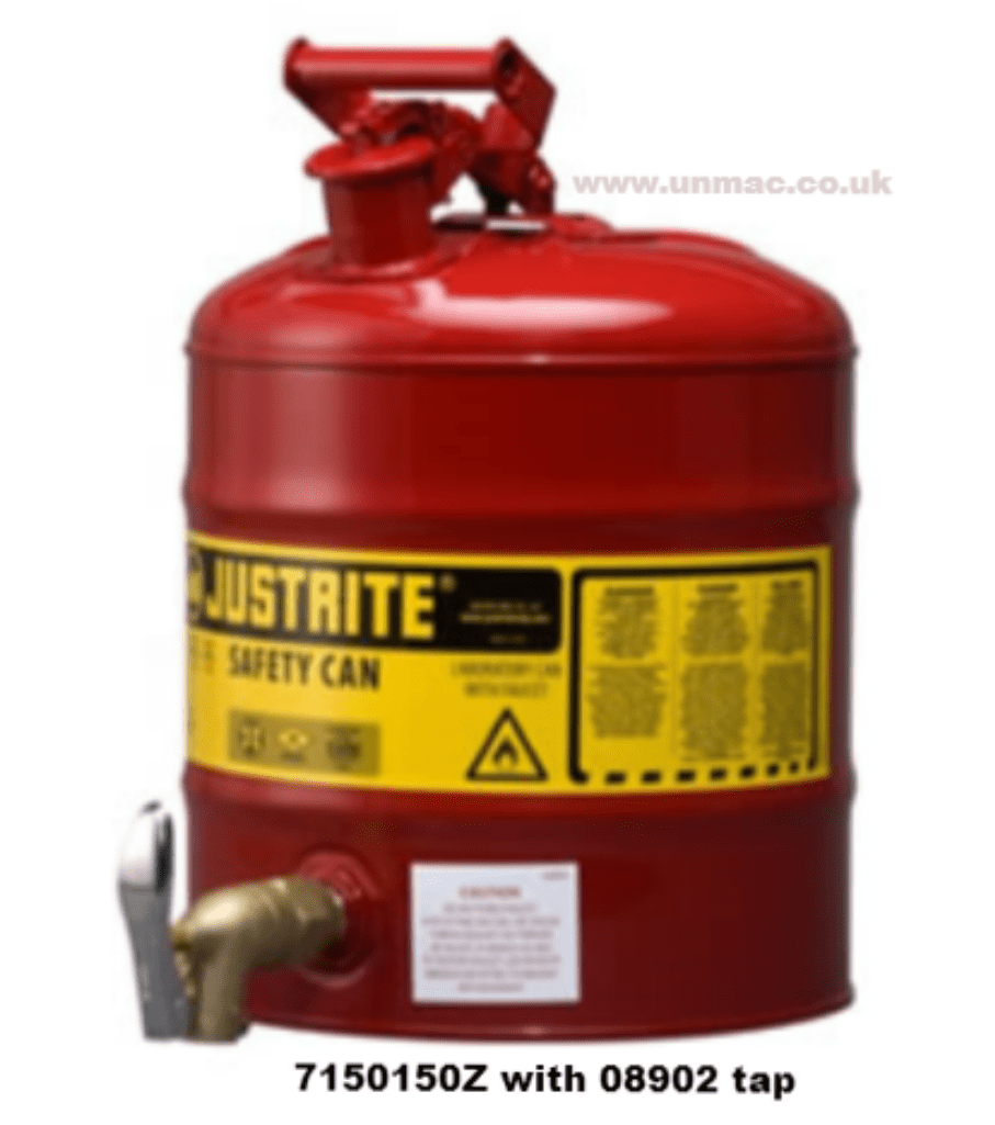 19 L Steel Laboratory Can for flammable liquids 7150150Z