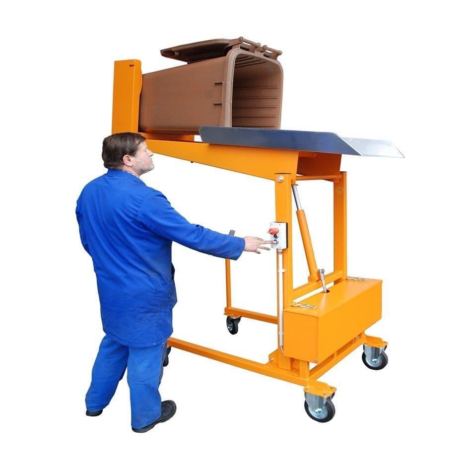 Electric Powered Mobile Bin Tipper Type MKS-E