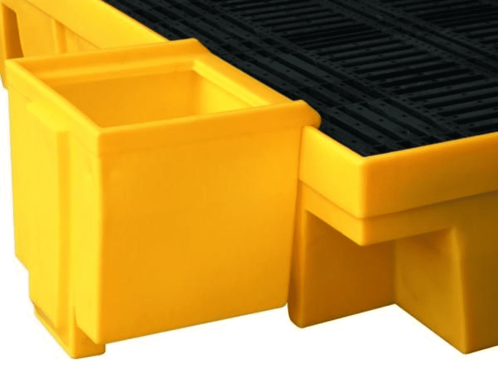 Covered Single IBC Sump Pallet-BB1C