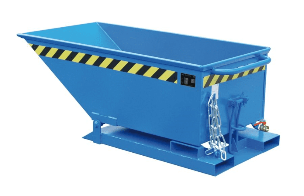 Swarf Tipping Skip - Low Profile-Type SKN