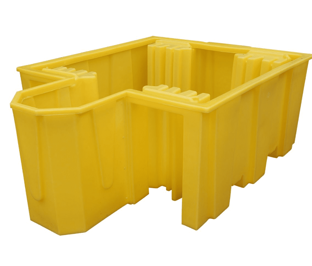 Single IBC Sump Pallet with integral dispensing area-BBID