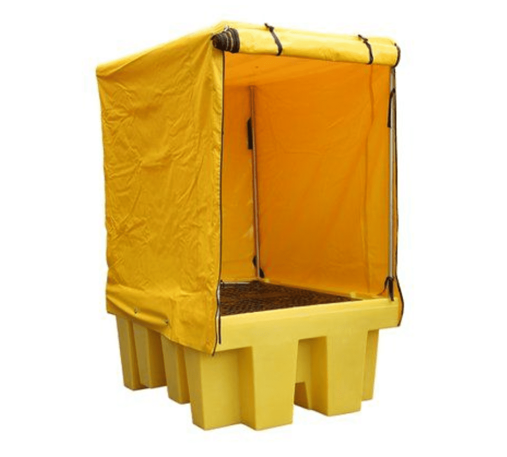 Covered Single IBC Sump Pallet-BB1C