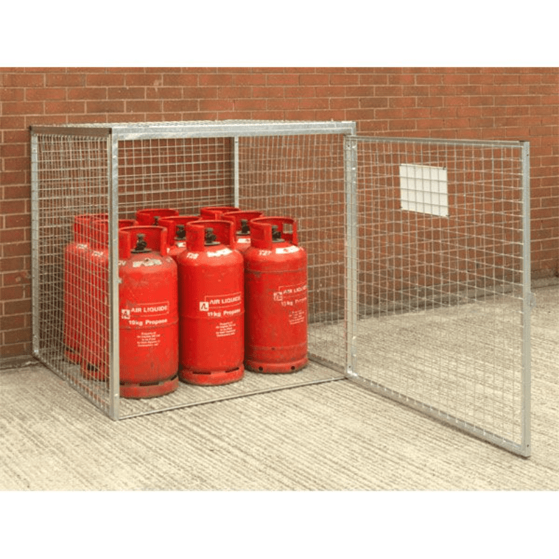 Gas Cylinder Storage Cage 9 x 19 kg Cylinders GC12