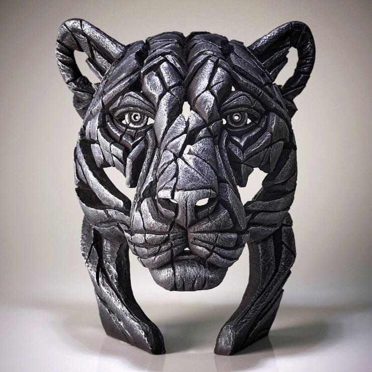 Black Panther Bust - Silent Silver - Limited Edition EDGE EDB21SV