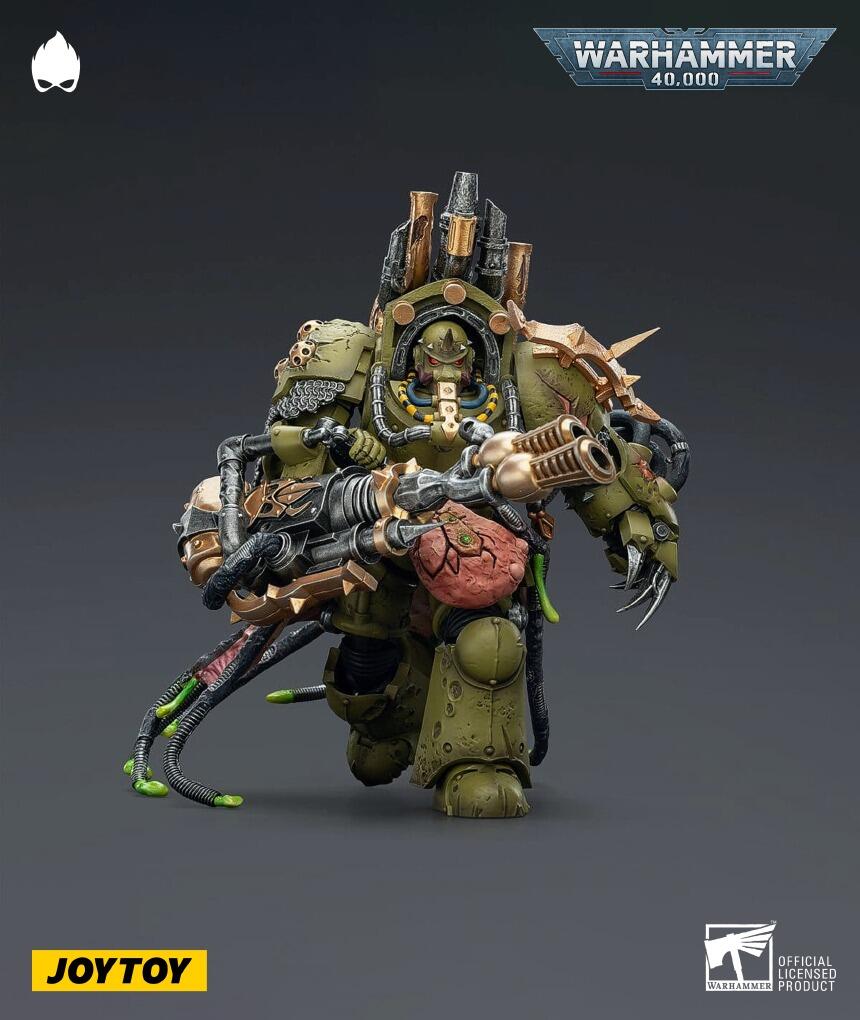 JOYTOY - Warhammer 40K Action Figure 1/18 Scale Death Guard Lord of ...