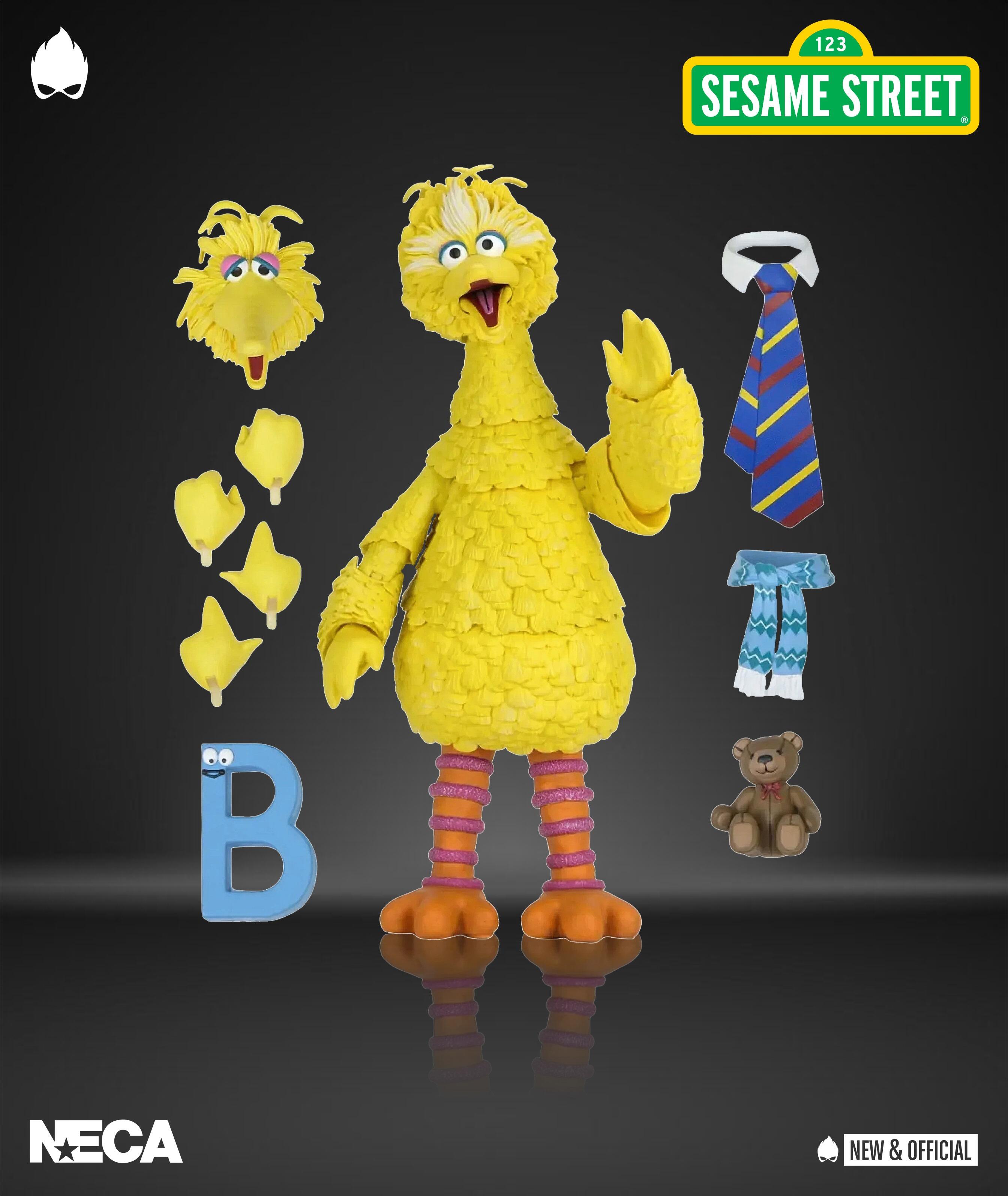 NECA - Sesame Street Action Figure 1/10 Scale Ultimate Big Bird