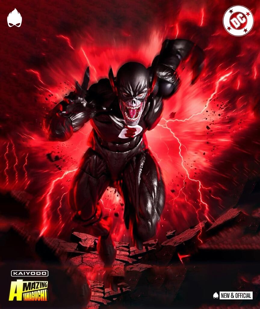 KAIYODO - Amazing Yamaguchi DC Comics Action Figure 1/12 Scale Black Flash
