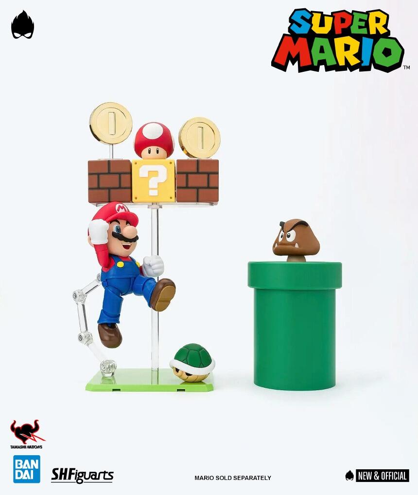 Bandai Tamashii Nations - The Super Mario Brothers S.H. Figuarts Action ...