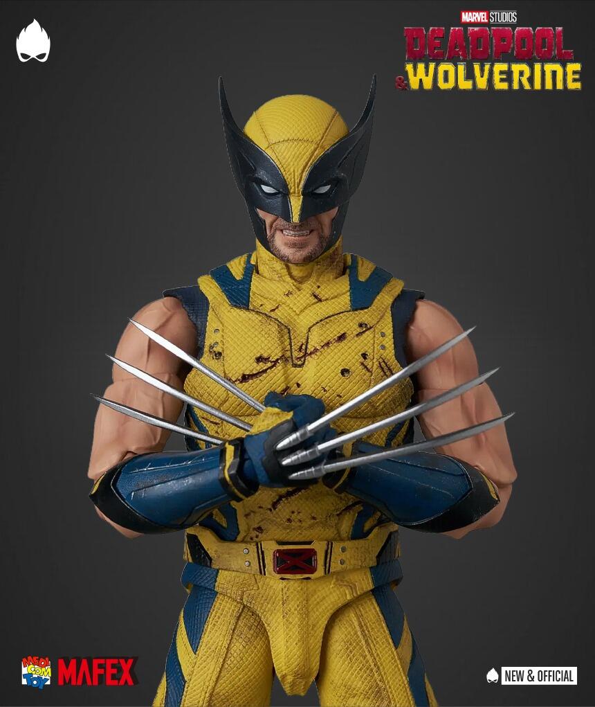 Medicom MAFEX - Deadpool & Wolverine (2024) Action Figure 1/12 Scale ...