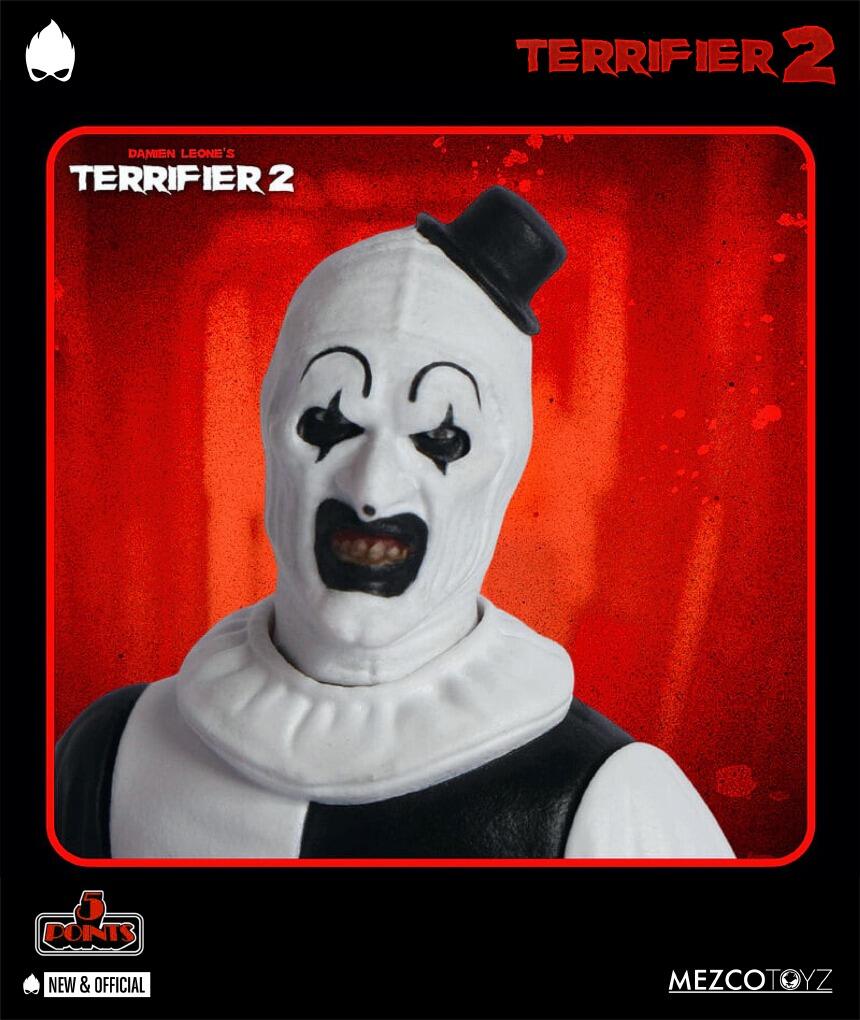 MEZCO - Terrifier 2 (2022) 5 Points Action Figure 1/18 Scale Terrifier Set