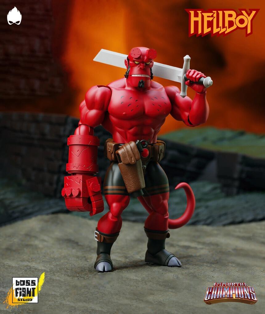 Boss Fight Studio - Immortal Champions Action Figure 1/11 Scale Hellboy