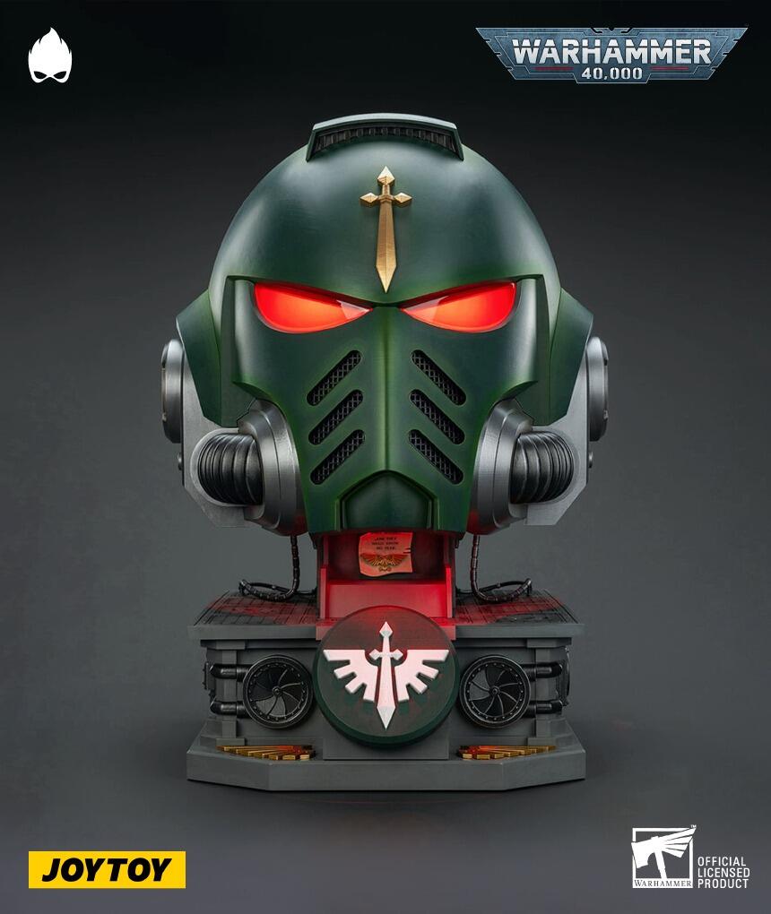 JOYTOY - Warhammer 40K 1/1 Scale Dark Angels MKX Helmet with Display ...