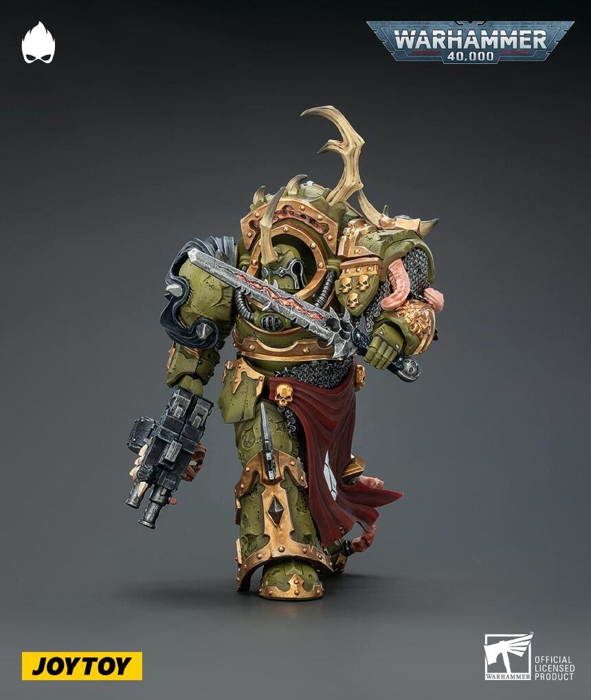 JOYTOY - Warhammer 40K Action Figure 1/18 Scale Death Guard Blightlord ...