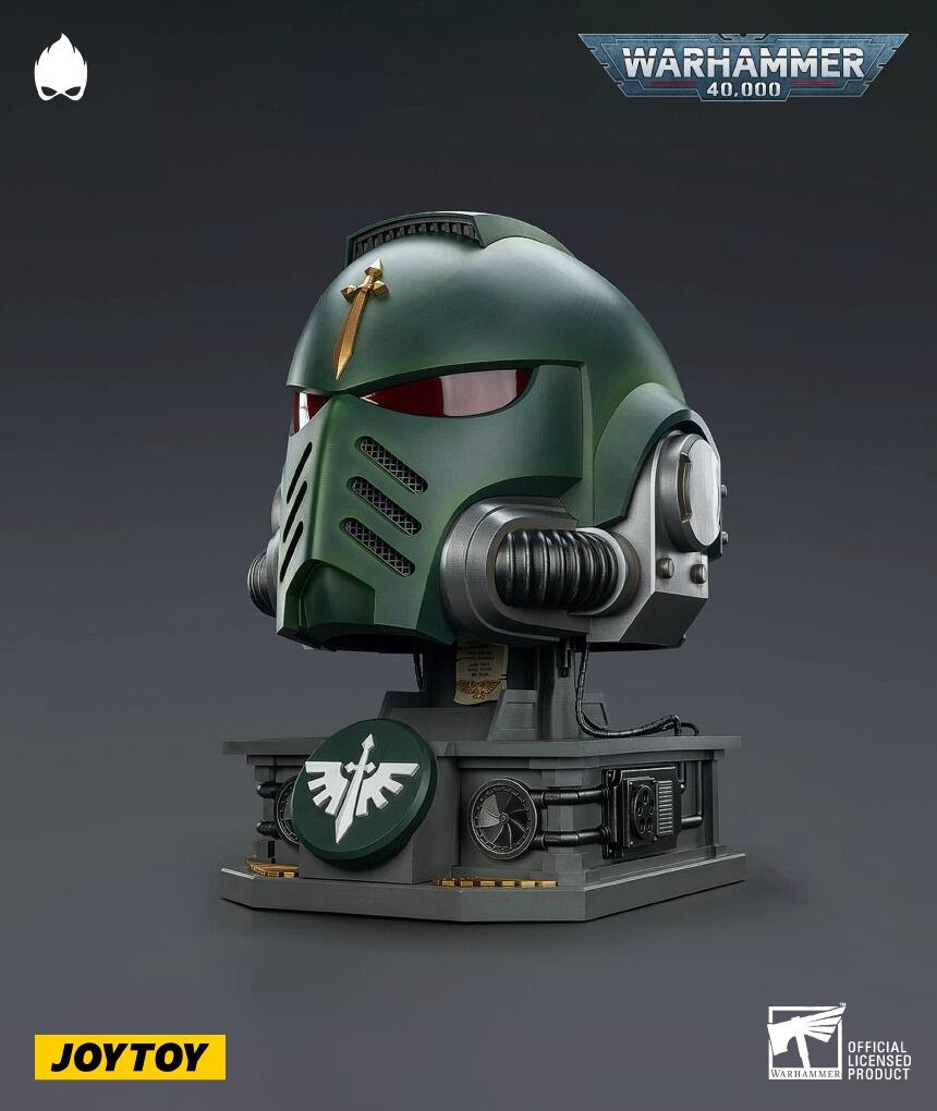 JOYTOY - Warhammer 40K 1/1 Scale Dark Angels MKX Helmet with Display ...