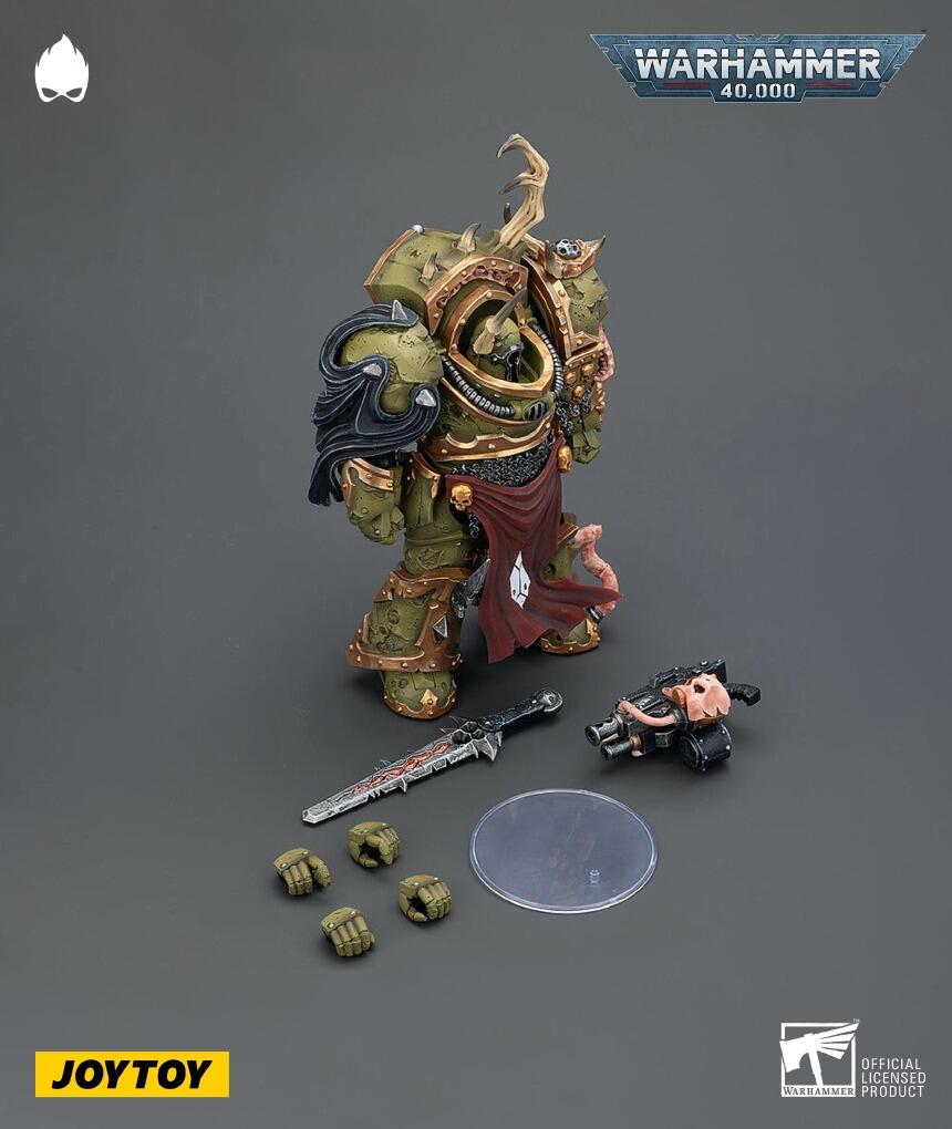 JOYTOY - Warhammer 40K Action Figure 1/18 Scale Death Guard Blightlord ...