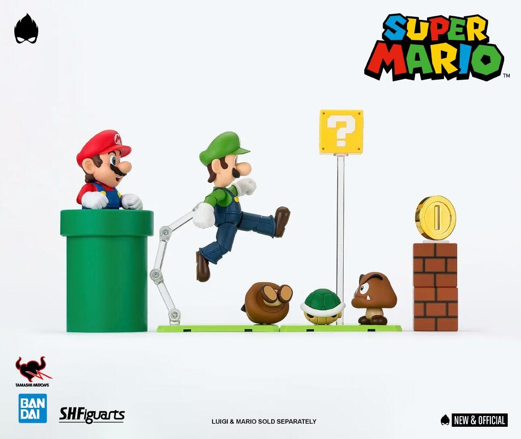 Bandai Tamashii Nations - The Super Mario Brothers S.H. Figuarts Action ...
