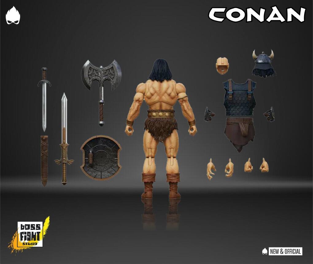 Boss Fight Studio - Conan Action Figure 1/12 Scale Conan - Reaver of ...