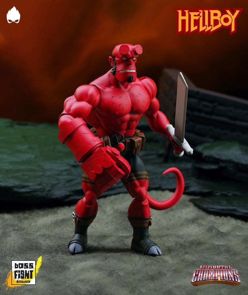 Boss Fight Studio - Immortal Champions Action Figure 1/11 Scale Hellboy