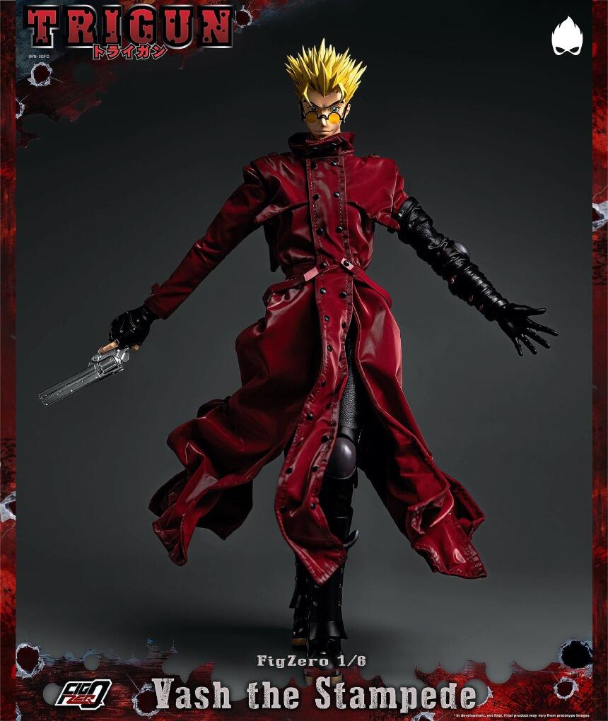 ThreeZero - Trigun FigZero Action Figure 1/6 Scale Vash the Stampede