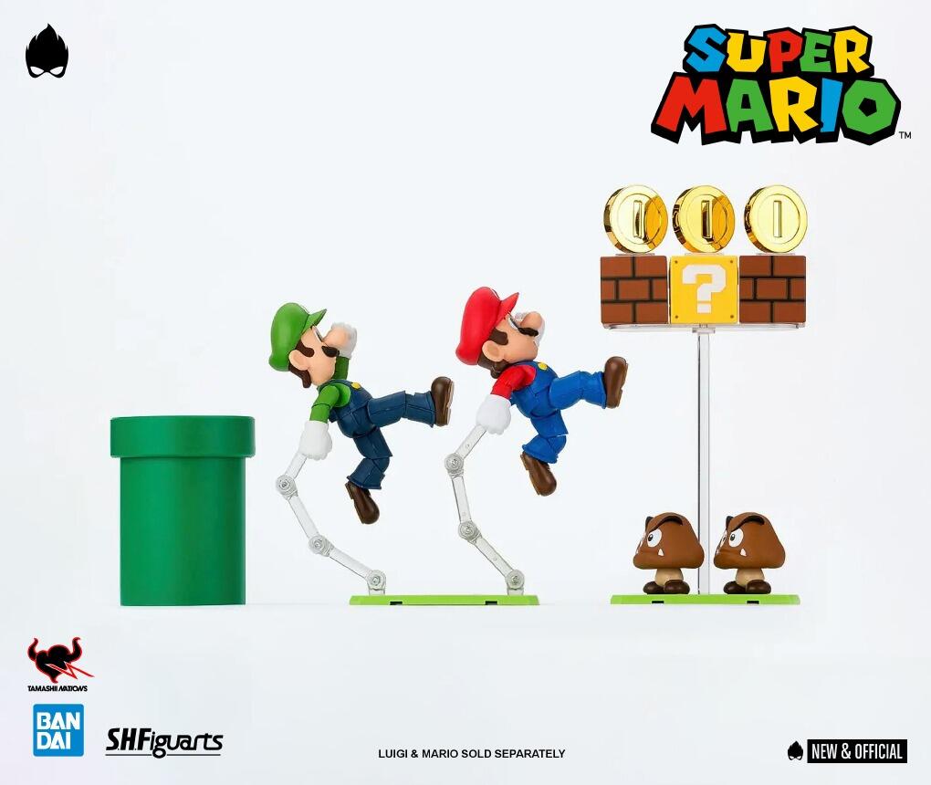 Bandai Tamashii Nations - The Super Mario Brothers S.H. Figuarts Action ...
