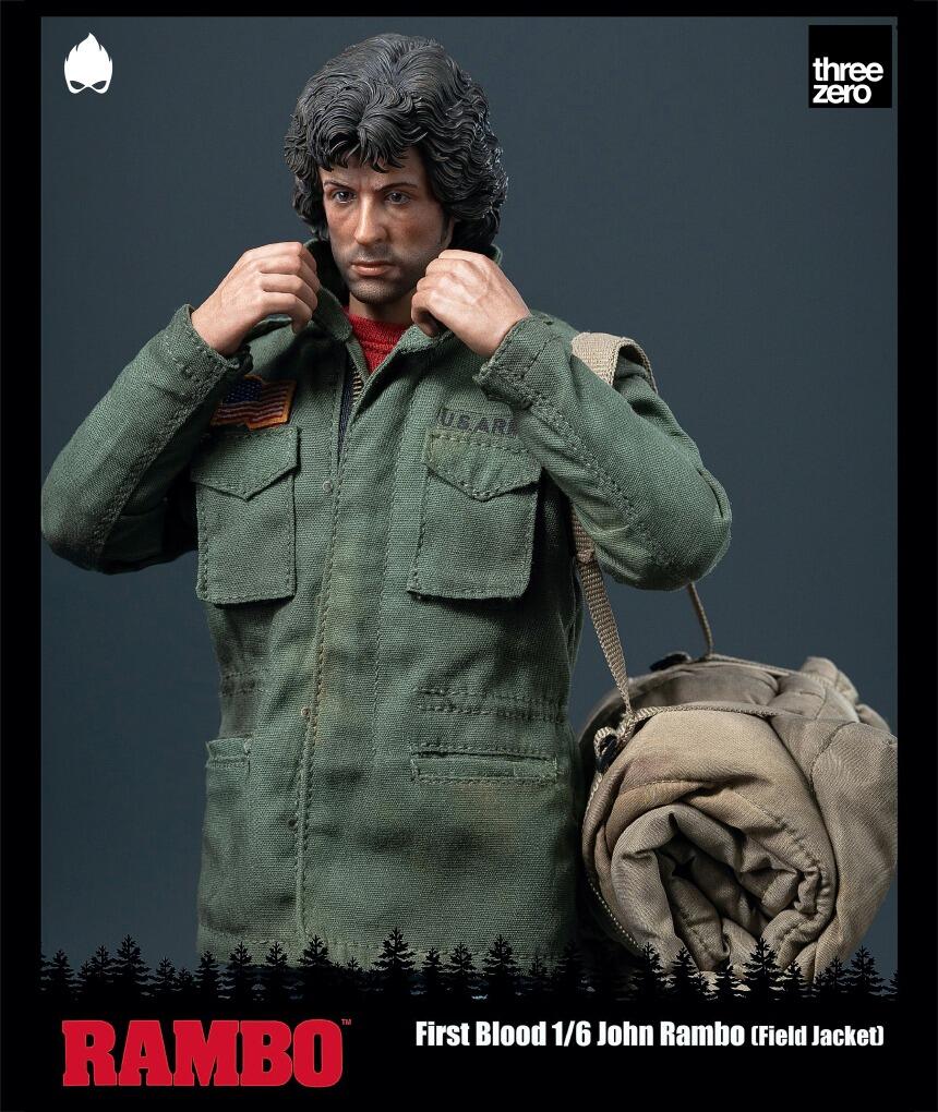 ThreeZero - Rambo: First Blood Action Figure 1/6 Scale John Rambo ...