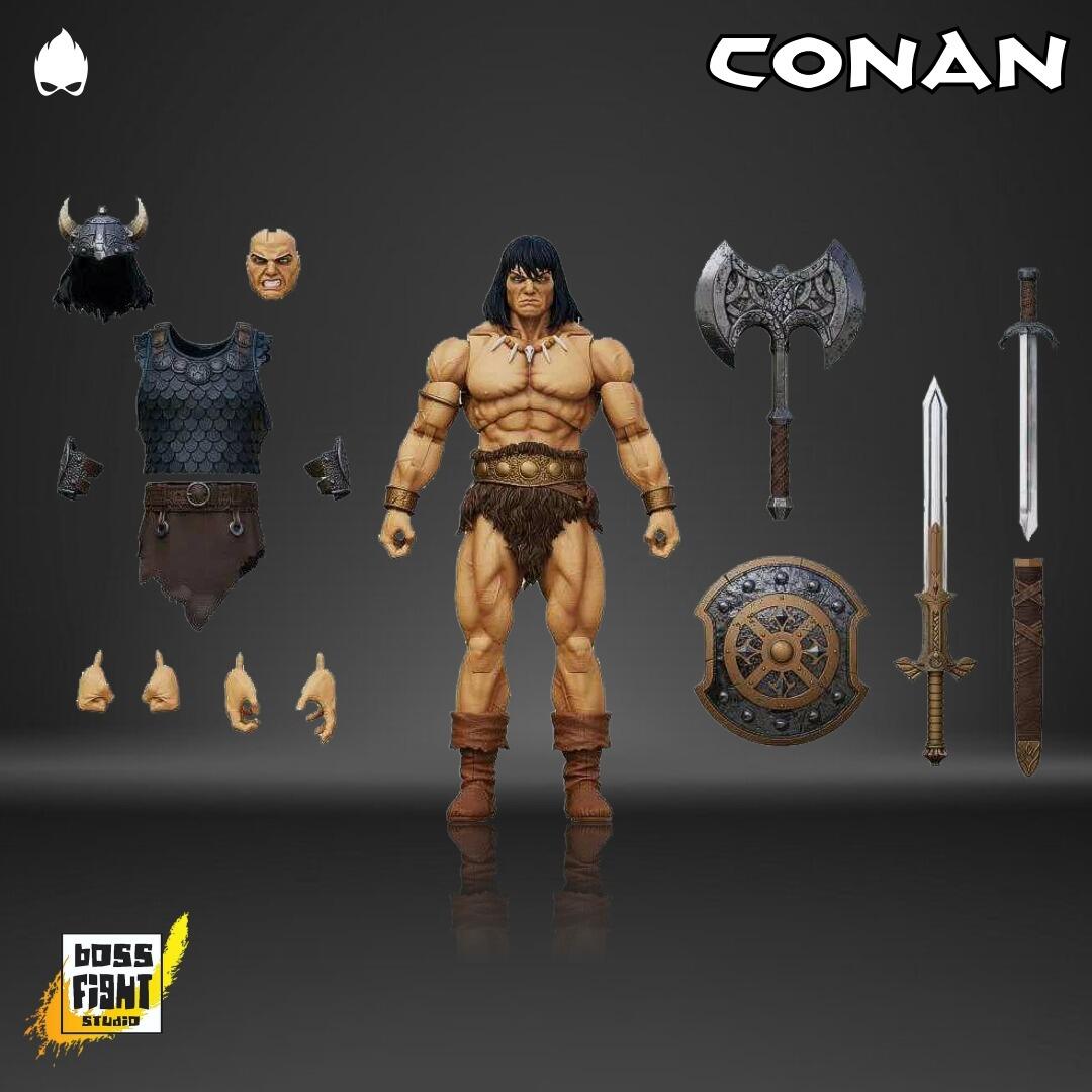 Boss Fight Studio - Conan Action Figure 1/12 Scale Conan - Reaver of ...
