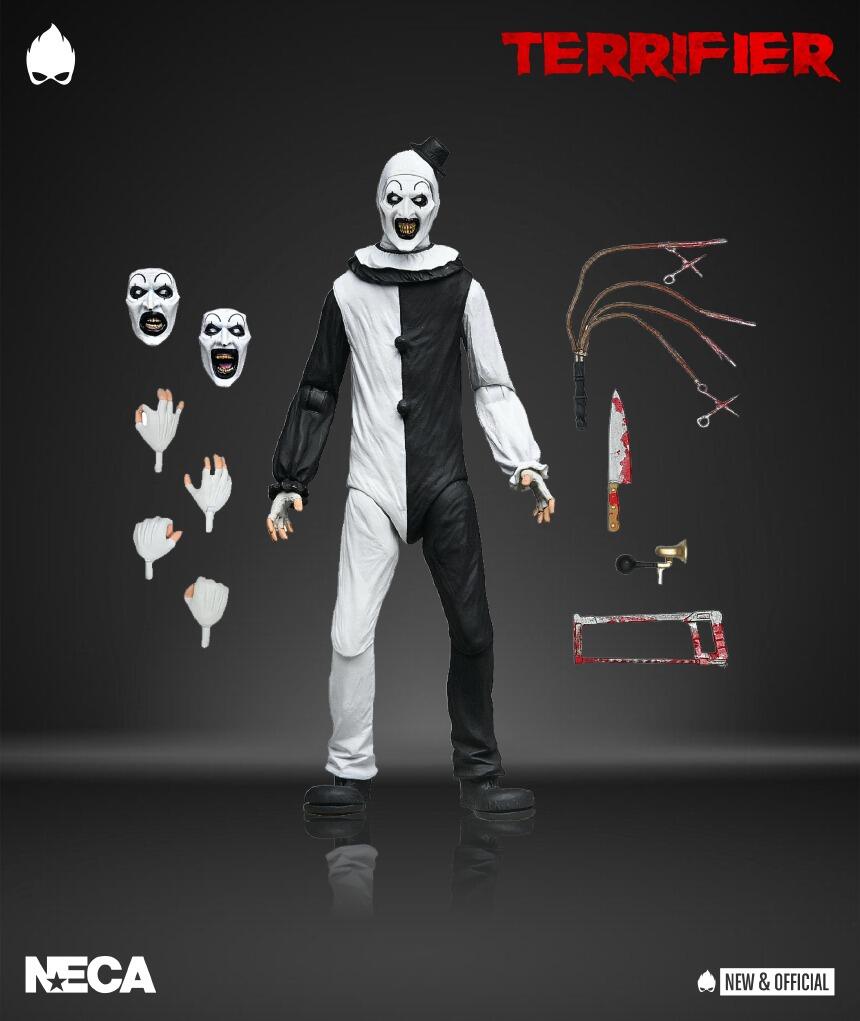 NECA - Terrifier 1/4 Scale Action Figure Art The Clown